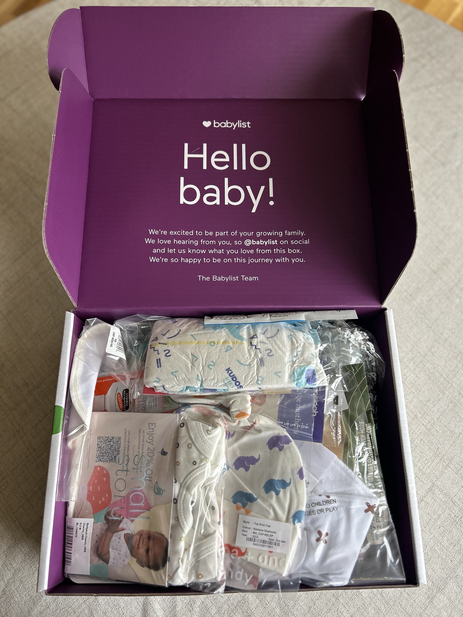 Babylist Hello Baby Box – Perfectionist DIY