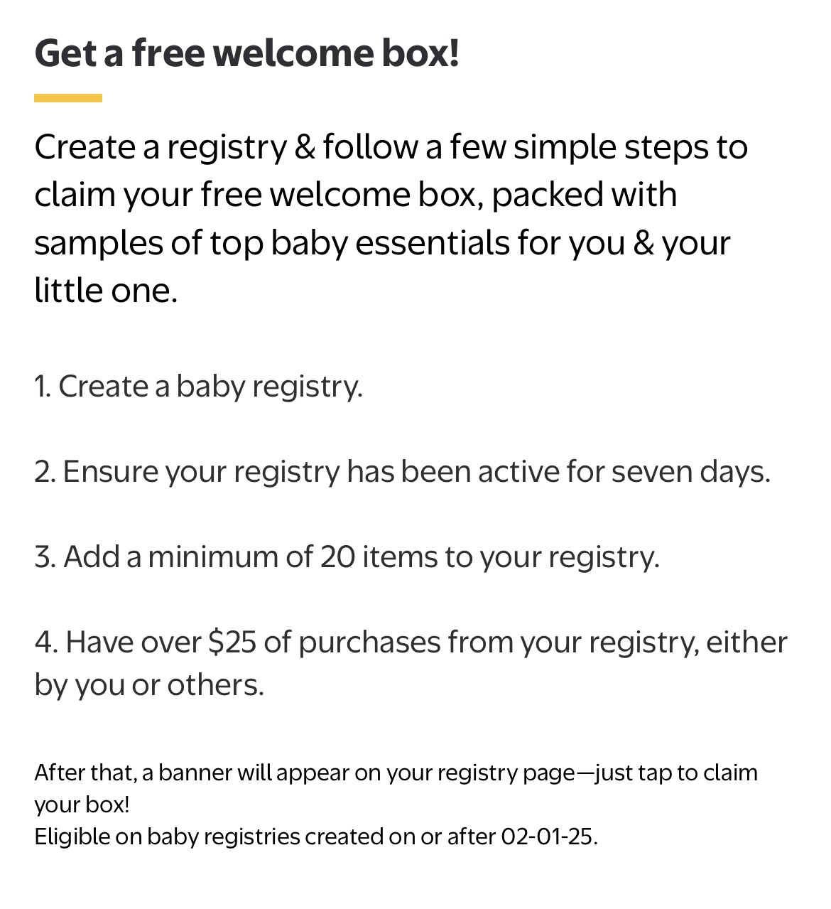 Walmart Baby Registry Welcome Box – Perfectionist DIY