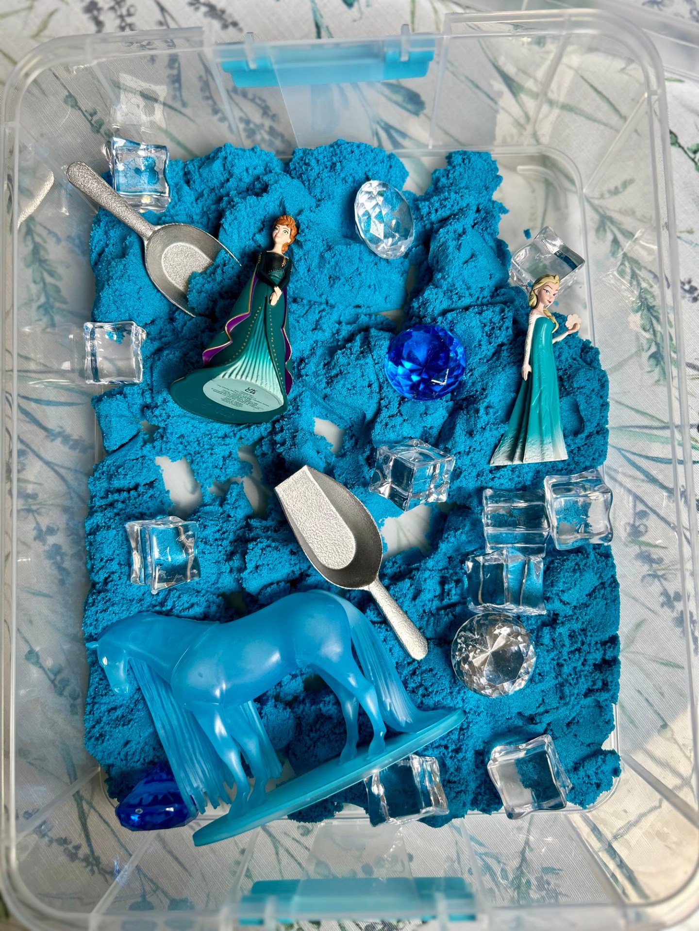 ️ Frozen ️ Sensory Bin – Perfectionist DIY